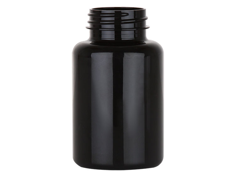 McKernan.com.mx: 150 cc Black Plastic Bottles, Packers
