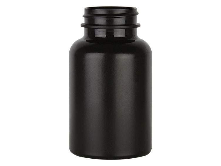 McKernan.com.mx: 150 cc Black Plastic Bottles, Packers