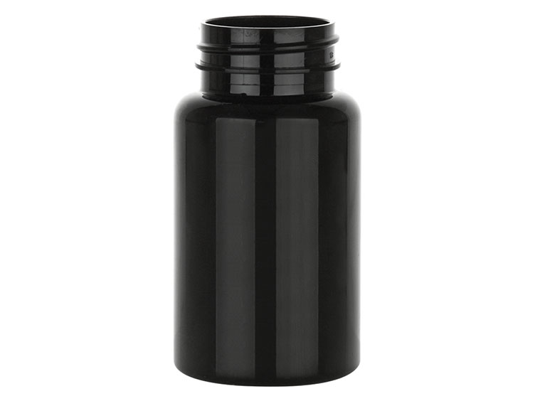 McKernan.com.mx: 120 cc Black Plastic Bottles, Packers